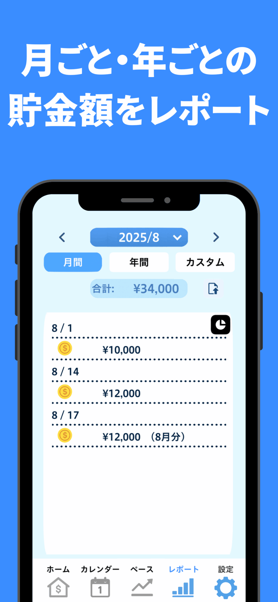 ゴール貯金カレンダー – 毎日の記録で、夢の実現をサポートする貯金アプリ | AppSeed Inc.